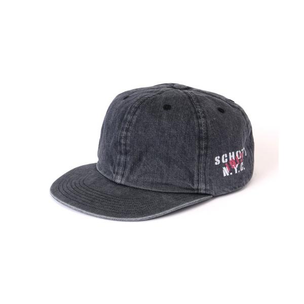 ZOZO問い合わせ番号:105865814ショップ:SCHOTT，ショットブランド:schott，ショット商品名:Schott/ショット/DENIM 6P CAP/デニム シックスパネル キャップカテゴリ:帽子>キャップブランド品番:...