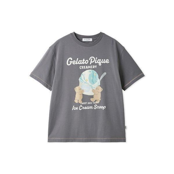 ZOZO問い合わせ番号:105865928ショップ:gelato pique，ジェラート　ピケブランド:gelato pique，ジェラートピケ商品名:【HOMME】アイスクリームベアワンポイントTシャツカテゴリ:ルームウェア>ルーム...