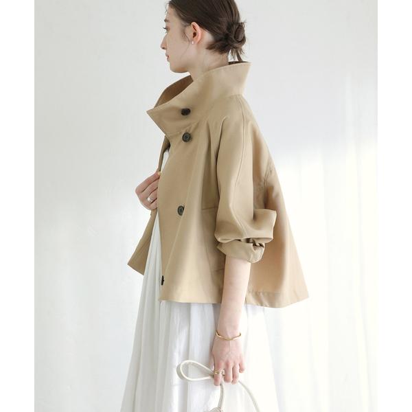 ZOZO問い合わせ番号:105902389ショップ:La TOTALITE，ラ トータリテブランド:La TOTALITE，ラトータリテ商品名:【洗える】スタンドカラーライトショートブルゾンカテゴリ:ジャケット/アウター>ブルゾンブラ...