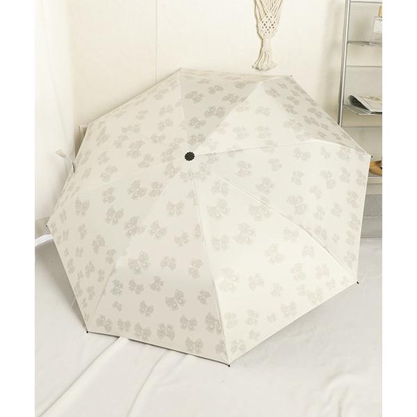 ZOZO問い合わせ番号:105902601ショップ:Lace Ladies，レースレディースブランド:Lace Ladies，レースレディース商品名:【雨晴兼用】リボン柄 ワンタッチ コンパクト 折りたたみ傘カテゴリ:ファッション雑貨&gt...