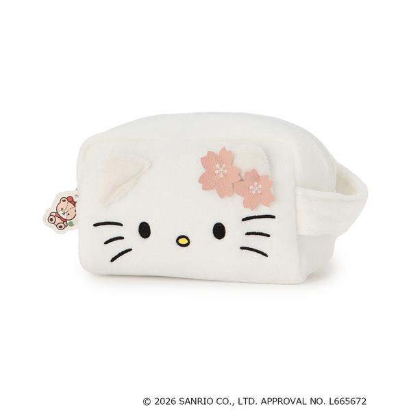 ZOZO問い合わせ番号:105938055ショップ:petit main，プティマインブランド:petit main，プティマイン商品名:【サンリオキャラクターズ】お顔ポーチ/LGカテゴリ:財布/小物>その他小物ブランド品番:9562...