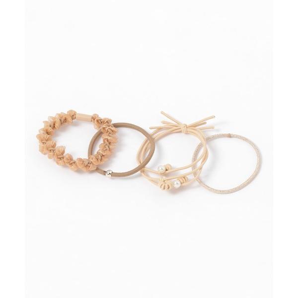 ZOZO問い合わせ番号:105973570ショップ:LAKOLE，ラコレブランド:LAKOLE，ラコレ商品名:フリルラメヘアゴム4点セット / 660785カテゴリ:ヘアアクセサリー>ヘアゴムブランド品番:660785素材:ゴム ポリ...