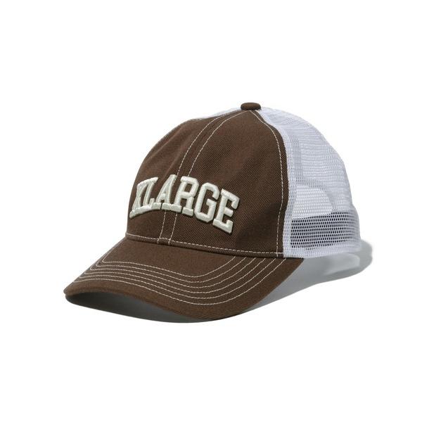 ZOZO問い合わせ番号:105973792ショップ:XLARGE，エクストララージブランド:XLARGE，エクストララージ商品名:ARCH LOGO MESH CAPカテゴリ:帽子>キャップブランド品番:101262051007素材:...