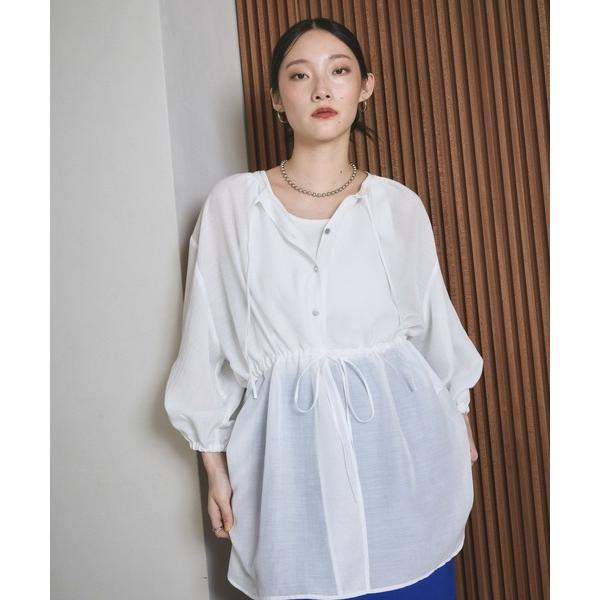 ZOZO問い合わせ番号:105974597ショップ:LEPSIM，レプシィムブランド:LEPSIM，レプシィム商品名:着回し5分袖ブラウス《2点セット》　639519カテゴリ:トップス>シャツ/ブラウスブランド品番:639519素材:...