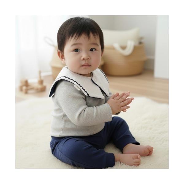 ※このアイテムは返品・交換対象外商品です。ZOZO問い合わせ番号:105974791ショップ:TONE，トーンブランド:tone，トーン商品名:【HAPO】きれいめセーラースタイ(SU)カテゴリ:ママ＆ベビー>スタイ/よだれかけブラン...
