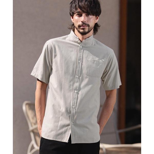 ZOZO問い合わせ番号:105975166ショップ:CAMBIO，カンビオブランド:CAMBIO，カンビオ商品名:mhs2618-ミニスタンドカラー半袖シャツ(BP-BFS0116)カテゴリ:トップス>シャツ/ブラウスブランド品番:B...