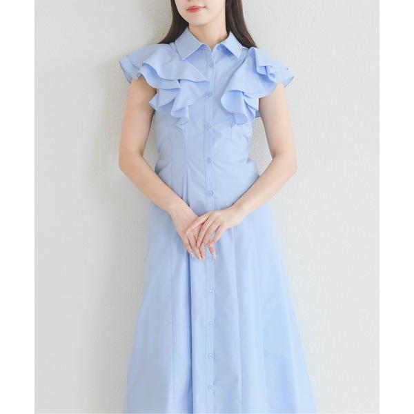 ZOZO問い合わせ番号:105975245ショップ:31 Sons de mode，トランテアン　ソン　ドゥ　モードブランド:31 Sons de mode，トランテアン　ソン　ドゥ　モード商品名:2026春夏新作 ラッフルフリルシャツワン...