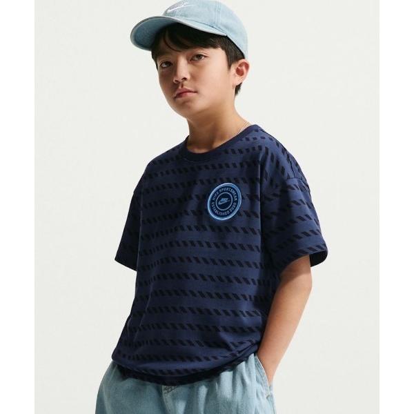 ZOZO問い合わせ番号:105975315ショップ:アルペンZOZOTOWN店，アルペンゾゾタウンテンブランド:NIKE，ナイキ商品名:ナイキ NIKE ナイキ YTH NSW M90 HAZ ストライプ S/S Tシャツカテゴリ:トップス...