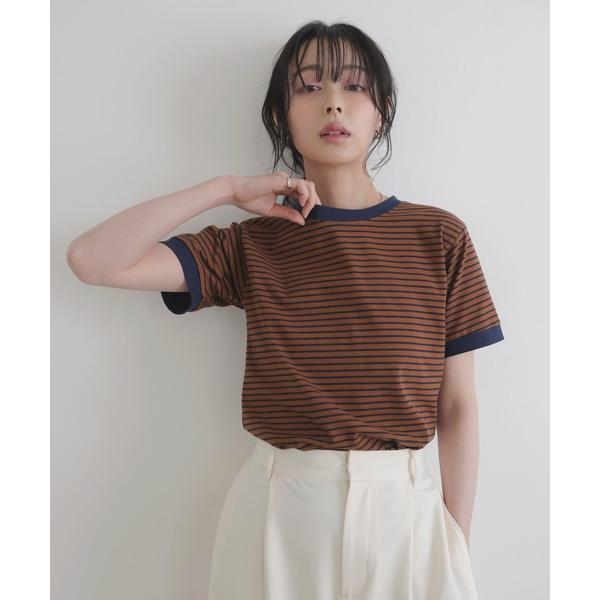 ZOZO問い合わせ番号:105975549ショップ:LIAN，リアンブランド:LIAN，リアン商品名:ボーダーリンガーTシャツカテゴリ:トップス>Tシャツ/カットソーブランド品番:243-841A2381素材:綿　　　　　　　94% ...