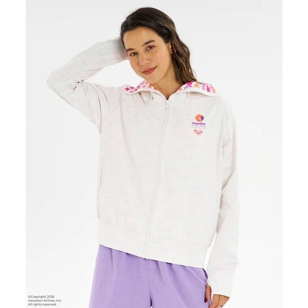 ZOZO問い合わせ番号:105975595ショップ:ムラサキスポーツ，ムラサキスポーツブランド:ROXY，ロキシー，ムラサキスポーツ，ムラサキスポーツ商品名:ROXY/ロキシー HAWAIIAN AIRLINES PARKA コラボパーカー...