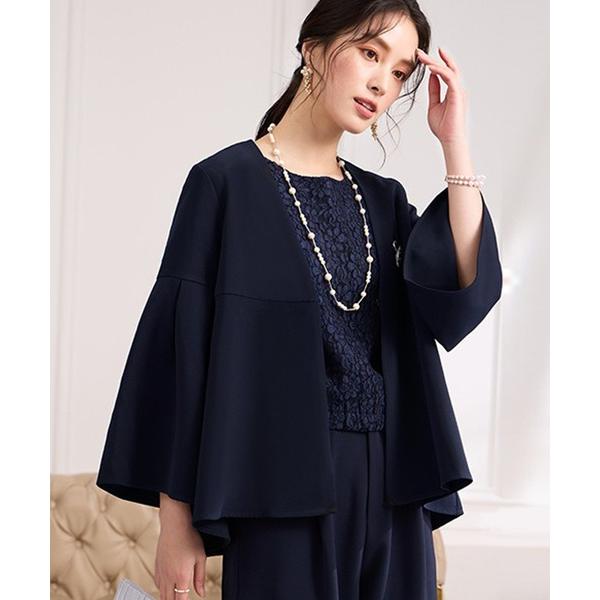 『タイムセール実施中』ZOZO問い合わせ番号:105975658ショップ:Doula Doula，ドゥーラドゥーラブランド:Doula Doula，ドゥーラドゥーラ商品名:【3ピーススーツ】フレアジャケット パンツスーツ＆総レース半袖ブラウ...