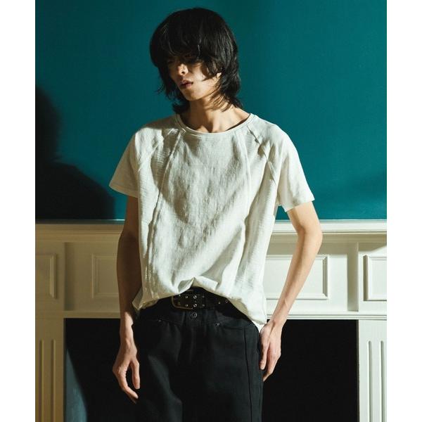 ZOZO問い合わせ番号:105975687ショップ:BROKEN BASE，ブロークンベースブランド:Camphor wood，カンファーウッド商品名:RAGLAN SEAM SLUB JUST TEE / ラグランシームスラブTシャツカテ...