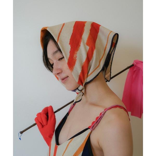 ZOZO問い合わせ番号:105975732ショップ:PAMM，パムブランド:PAMM，パム商品名:知性のストライプのバンダナカテゴリ:ヘアアクセサリー>その他ヘアアクセサリーブランド品番:PM1568カラー:ライトグリーン，オレンジ系...