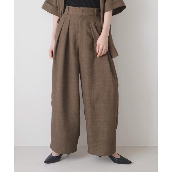 ZOZO問い合わせ番号:105976050ショップ:LIAN，リアンブランド:LIAN，リアン商品名:【セットアップ対応】スラブツイードタックパンツカテゴリ:パンツ>スラックスブランド品番:244-313R3993 /244-311R...