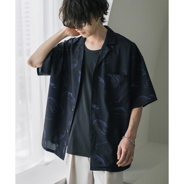 ZOZO問い合わせ番号:105976189ショップ:Rocky Monroe，ロッキーモンローブランド:Rocky Monroe，ロッキーモンロー商品名:接触冷感 花柄 ペイズリー タイダイ グラデーション オーバーサイズ総柄半袖オープンカ...