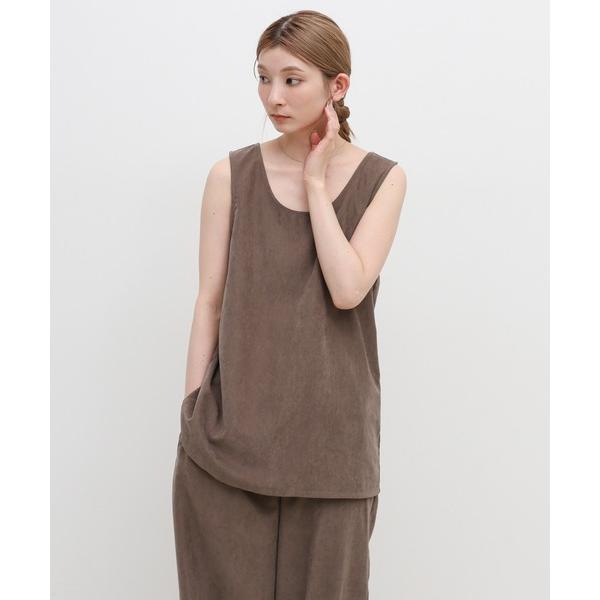 ZOZO問い合わせ番号:105976537ショップ:select MOCA，セレクトモカブランド:select MOCA，セレクトモカ商品名:ピーチスキンノースリーブトップスカテゴリ:トップス>シャツ/ブラウスブランド品番:bs326...