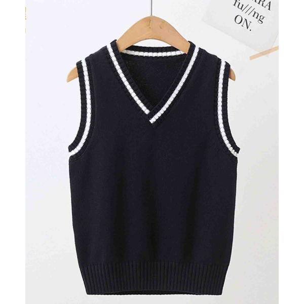 ZOZO問い合わせ番号:105977278ショップ:VIBGYOR，ヴィブジョーブランド:VIBGYOR，ヴィブジョー商品名:FReePLACe/キッズ ネイビー ベスト X12805カテゴリ:トップス>ベストブランド品番:X1280...