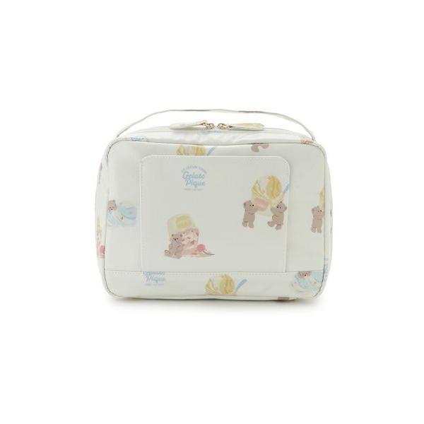 ZOZO問い合わせ番号:106012811ショップ:gelato pique，ジェラート　ピケブランド:gelato pique，ジェラートピケ商品名:アイスクリームベア柄おむつポーチカテゴリ:ママ＆ベビー>マタニティウェア/グッズブ...