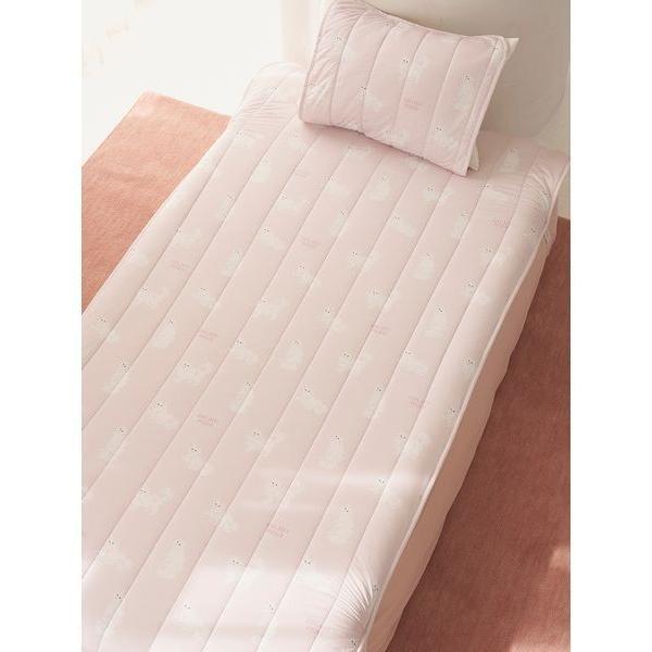 ZOZO問い合わせ番号:106012825ショップ:gelato pique，ジェラート　ピケブランド:gelato pique Sleep，ジェラートピケスリープ商品名:【Sleep】【接触冷感】CAT柄敷きパッド（シングル）カテゴリ:イ...