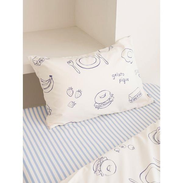 『タイムセール実施中』ZOZO問い合わせ番号:106012832ショップ:gelato pique，ジェラート　ピケブランド:gelato pique Sleep，ジェラートピケスリープ商品名:【Sleep】モーニング柄 ピローケースカテゴ...