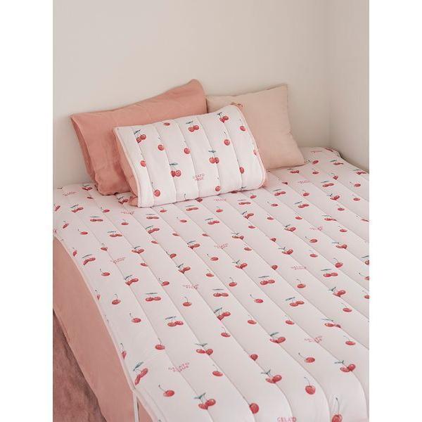 ZOZO問い合わせ番号:106012838ショップ:gelato pique，ジェラート　ピケブランド:gelato pique Sleep，ジェラートピケスリープ商品名:【Sleep】【接触冷感】フルーツ柄敷きパッド（シングル）カテゴリ:...