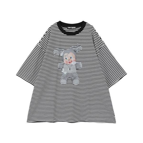 『タイムセール実施中』ZOZO問い合わせ番号:106012886ショップ:Candy Stripper，キャンディストリッパーブランド:Candy Stripper，キャンディストリッパー商品名:DOPE BUNNY BORDER BIG ...