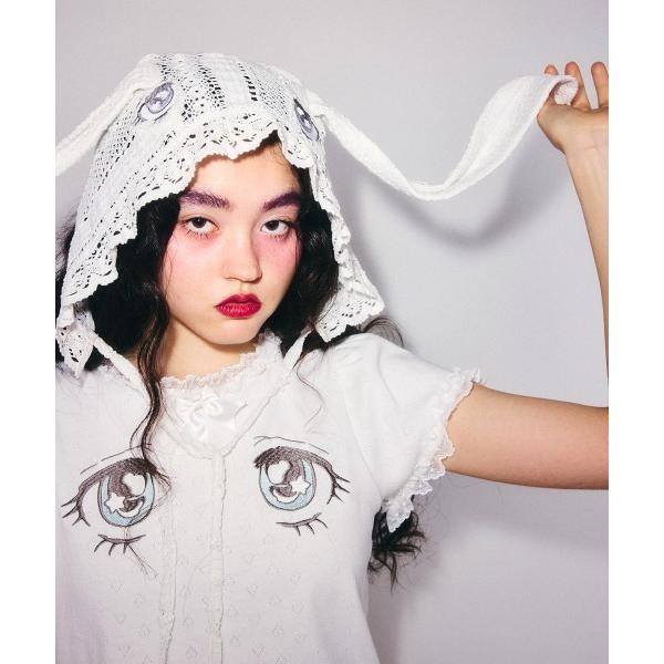 『タイムセール実施中』ZOZO問い合わせ番号:106012911ショップ:Candy Stripper，キャンディストリッパーブランド:Candy Stripper，キャンディストリッパー商品名:LACY BUNNY ボンネットカテゴリ:帽...