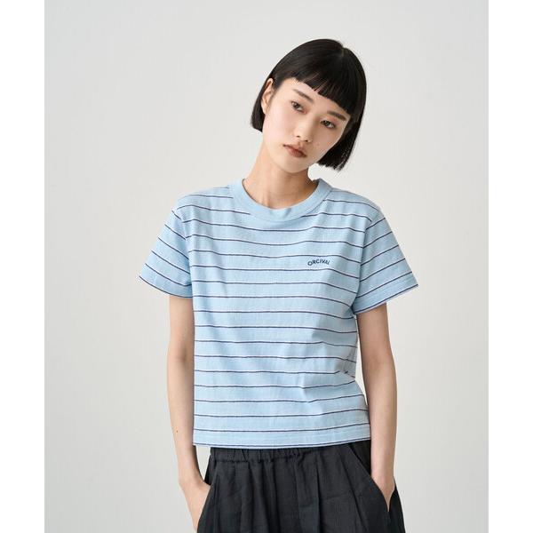 ZOZO問い合わせ番号:106013022ショップ:Bshop，ビショップブランド:ORCIVAL，オーシバル，Bshop，ビショップ商品名:ORCIVAL | アンイーブンジャージー 刺繍ショートスリーブTシャツ WOMENカテゴリ:トッ...