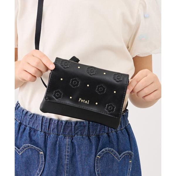 ZOZO問い合わせ番号:106013232ショップ:ROPE' PICNIC，ロぺピクニックブランド:ROPE' PICNIC，ロペピクニック商品名:【KIDS/キッズ】【Coboca+/コボカプラス】合皮フラワーエンボスマルチポケットカテ...