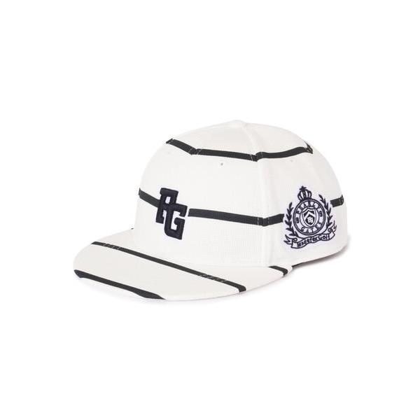 ZOZO問い合わせ番号:106013687ショップ:the HOUSE，ザハウスブランド:PEARLY GATES，パーリーゲイツ商品名:【PEARLY GATES】ボーダー柄フラットブリムＣＡＰカテゴリ:帽子>キャップブランド品番:...