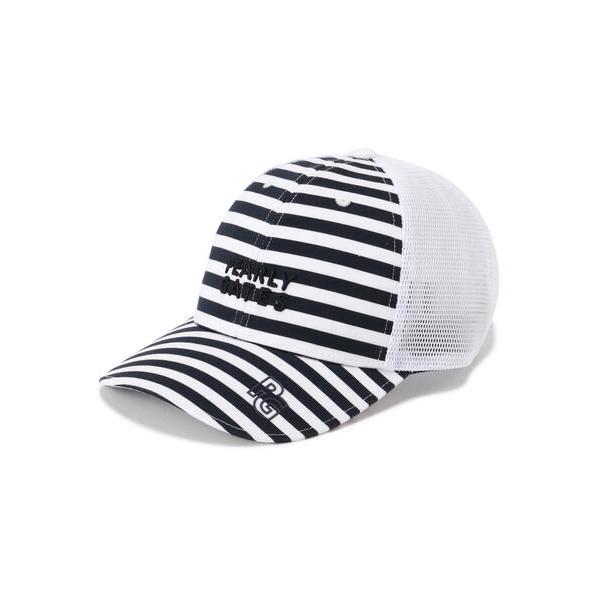 ZOZO問い合わせ番号:106013712ショップ:the HOUSE，ザハウスブランド:PEARLY GATES，パーリーゲイツ商品名:【PEARLY GATES】ＰＧｉｓＰＧ　ボーダー柄メッシュ×リサイクルツイルＣＡＰカテゴリ:帽子&g...