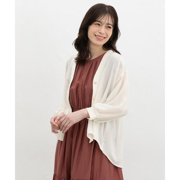 ZOZO問い合わせ番号:106014686ショップ:Honeys，ハニーズブランド:Honeys，ハニーズ，GLACIER，グラシア商品名:８分袖シャツカーディガンカテゴリ:トップス>シャツ/ブラウスブランド品番:534-61-028...