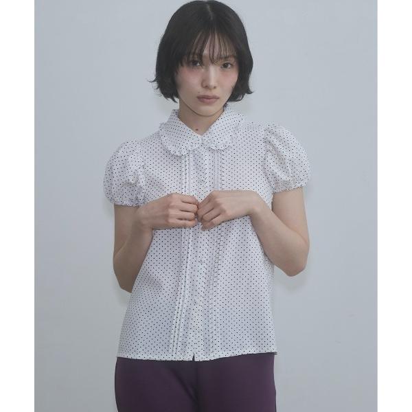 ZOZO問い合わせ番号:106014775ショップ:IF Div.，アイエフディビジョンブランド:FEKETE，フェケテ商品名:dot frill puff sleeve blouse / ドットフリルパフスリーブブラウスカテゴリ:トップス...