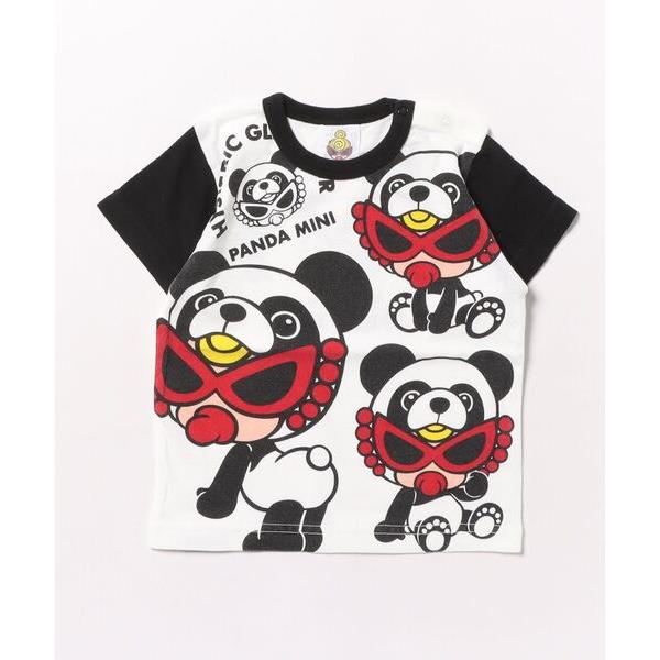 ZOZO問い合わせ番号:106014895ショップ:HYSTERIC MINI，ヒステリックミニブランド:HYSTERIC MINI，ヒステリックミニ商品名:PANDA MINI 半袖Tシャツカテゴリ:トップス>Tシャツ/カットソーブ...