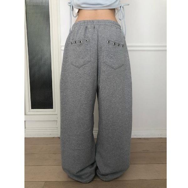ZOZO問い合わせ番号:106015152ショップ:3rdSpring，サードスプリングブランド:anyonemore，エニワンモア商品名:フロント切替バックアイレットポケットトレーニングスウェットパンツカテゴリ:パンツ>スウェットパ...