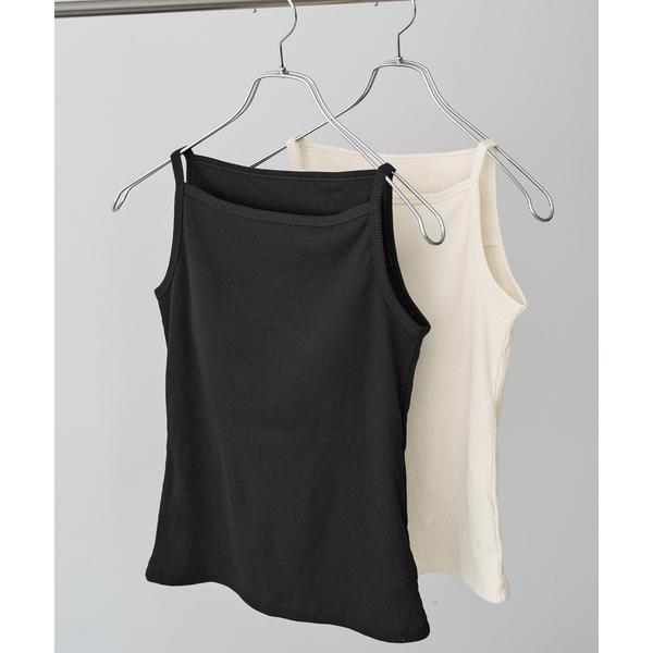 ZOZO問い合わせ番号:106017071ショップ:Spick &amp; Span，スピック アンド スパンブランド:Spick &amp; Span，スピックアンドスパン商品名:カップ付きT/Cボートネックキャミカテゴリ:トップス&gt...