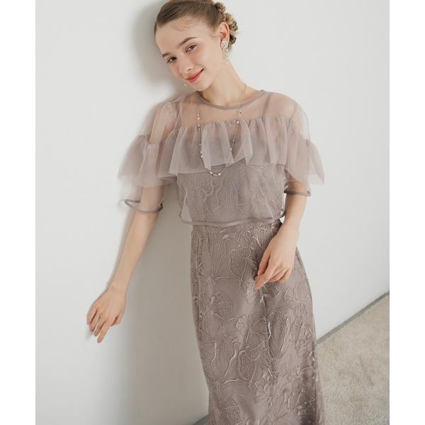 ZOZO問い合わせ番号:106017662ショップ:Dorry Doll，ドリードールブランド:Dorry Doll，ドリードール商品名:ヨークフリルスパンコールレースドレスカテゴリ:ワンピース/ドレス>ドレスブランド品番:25704...