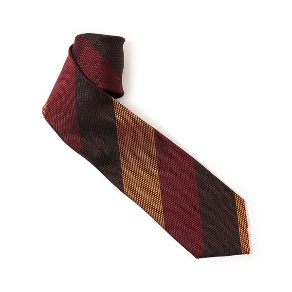 ZOZO問い合わせ番号:106017684ショップ:TOMORROWLAND，トゥモローランドブランド:TOMORROWLAND，トゥモローランド商品名:TOMORROWLAND シルクジャガード レジメンタルストライプネクタイカテゴリ:フ...