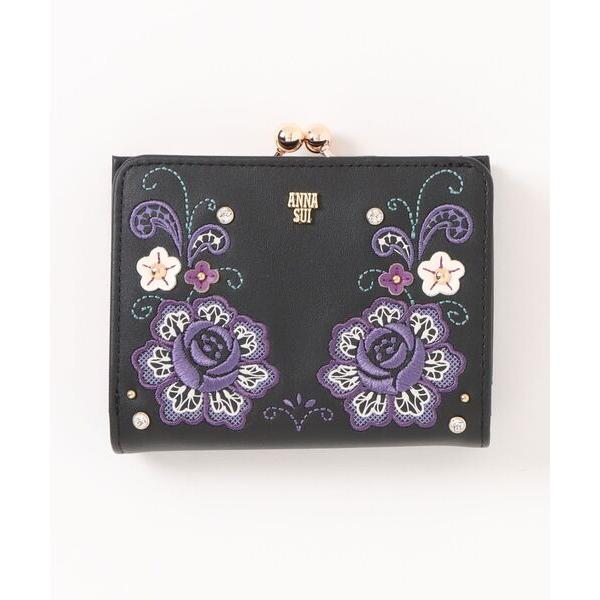 ZOZO問い合わせ番号:106018015ショップ:KUIPO，クイーポブランド:ANNA SUI，アナスイ商品名:ララ 口金二つ折り財布カテゴリ:財布/小物>財布ブランド品番:318391素材:牛革原産国:中国カラー:アイボリー，ブ...