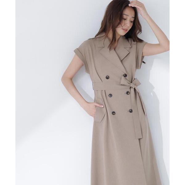 ZOZO問い合わせ番号:106018306ショップ:NATURAL BEAUTY BASIC，ナチュラルビューティーベーシックブランド:NATURAL BEAUTY BASIC，ナチュラルビューティーベーシック商品名:ベルテッドトレンチワン...