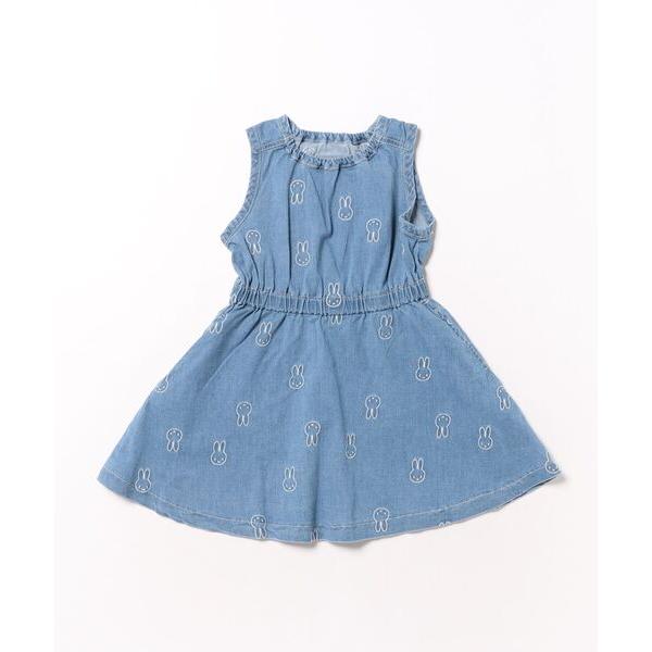 ZOZO問い合わせ番号:106053854ショップ:HAKKA，ハッカブランド:hakka kids，ハッカキッズ商品名:【ミッフィー】総柄刺繍デニムワンピースカテゴリ:ワンピース/ドレス>ワンピースブランド品番:32121461素材...