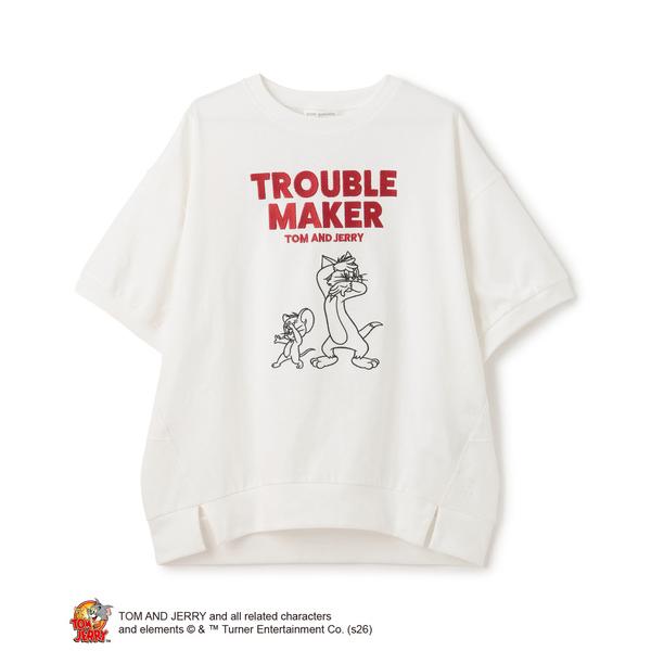 ZOZO問い合わせ番号:106053982ショップ:NARUMIYA ONLINE，ナルミヤ オンラインブランド:pom ponette junior，ポンポネットジュニア商品名:【130cmあり】【TOM AND JERRY】変形Tシャツ...
