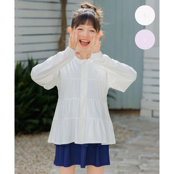 ※このアイテムは返品・交換対象外商品です。ZOZO問い合わせ番号:106054581ショップ:組曲，クミキョクブランド:組曲，クミキョク商品名:【SS-Lサイズ】 ティアードラッシュガードカテゴリ:水着/着物・浴衣>スイムグッズブラン...