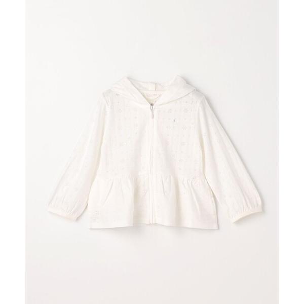 ZOZO問い合わせ番号:106054599ショップ:組曲，クミキョクブランド:組曲，クミキョク商品名:【90-100cm】 オパールレーシーパーカーカテゴリ:トップス>パーカーブランド品番:TOKYLM0401素材:ラベンダー/オフホ...