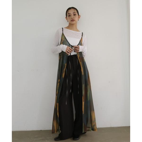 ZOZO問い合わせ番号:106055266ショップ:LIAN，リアンブランド:hellam，へラム商品名:ニュアンスシアーキャミワンピースカテゴリ:ワンピース/ドレス>ワンピースブランド品番:243-077H2026素材:ポリエステル...