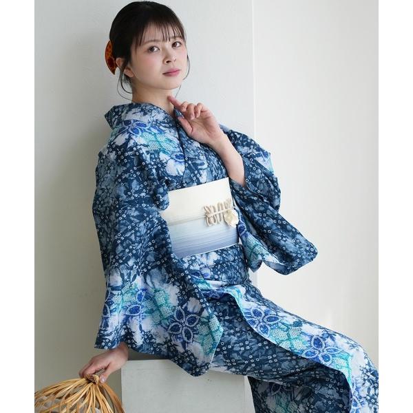 ZOZO問い合わせ番号:106055365ショップ:utatane，ウタタネブランド:utatane，ウタタネ商品名:有松絞り浴衣3点セット utatane 涼花あそびカテゴリ:水着/着物・浴衣>浴衣ブランド品番:5010292811...
