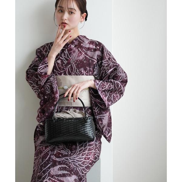 ZOZO問い合わせ番号:106055369ショップ:utatane，ウタタネブランド:utatane，ウタタネ商品名:有松絞り浴衣3点セット utatane 宵紅朱雀カテゴリ:水着/着物・浴衣>浴衣ブランド品番:5010293211素...