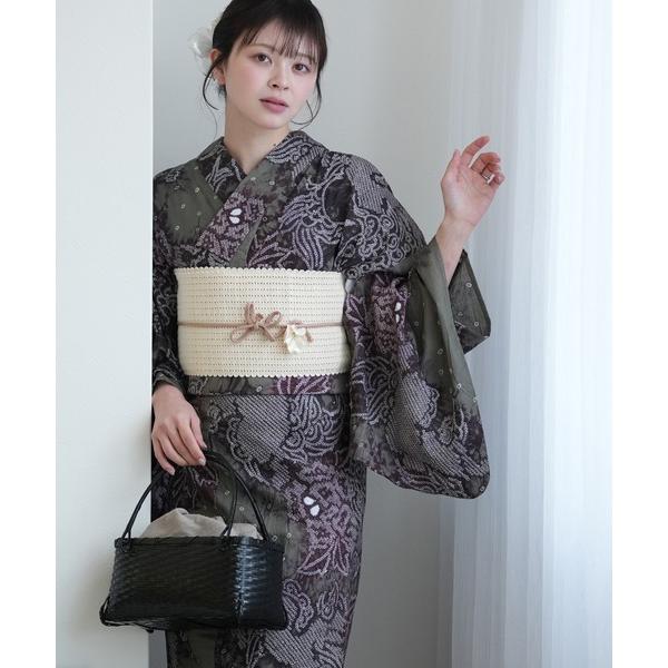 ZOZO問い合わせ番号:106055371ショップ:utatane，ウタタネブランド:utatane，ウタタネ商品名:有松絞り浴衣3点セット utatane 宵に唐獅子カテゴリ:水着/着物・浴衣>浴衣ブランド品番:5010293411...