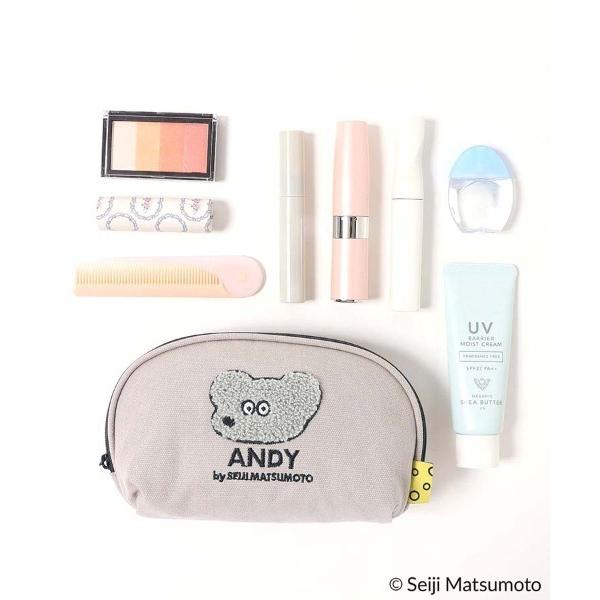ZOZO問い合わせ番号:106055617ショップ:Bleu Bleuet，ブルーブルーエブランド:Andy，アンディ，Bleu Bleuet，ブルーブルーエ商品名:ねずみのANDYキャンバスシェルポーチカテゴリ:財布/小物>ポーチブ...
