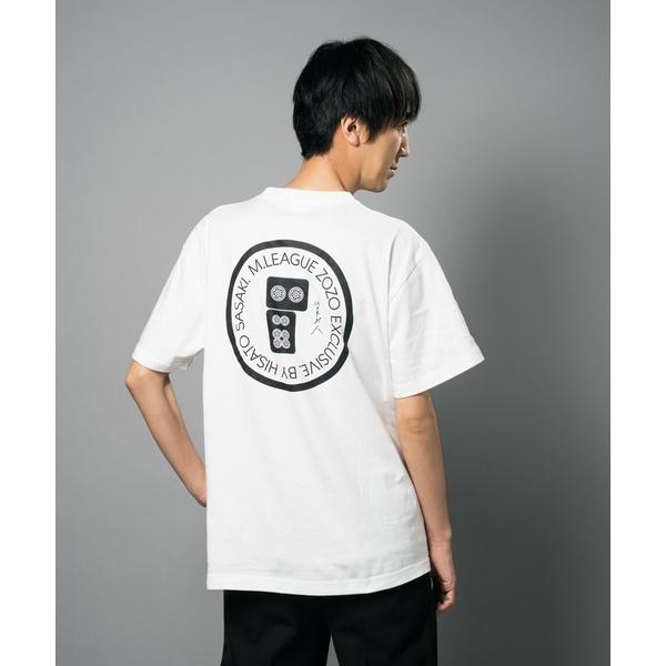 ZOZO問い合わせ番号:106056100ショップ:ZOZOMESSE，ゾゾメッセブランド:M.LEAGUE，エムリーグ商品名:【佐々木寿人選手 デザイン監修】Tの字 TEE (Tの字 Tシャツ)カテゴリ:トップス>Tシャツ/カットソ...